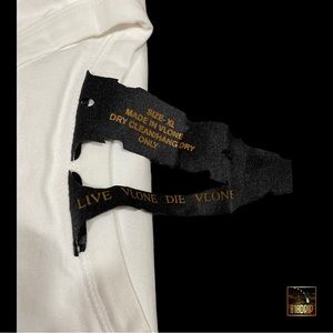 VLONE | Shirts | Vlone Green Staple Tee White Authentic With Certilogo ...